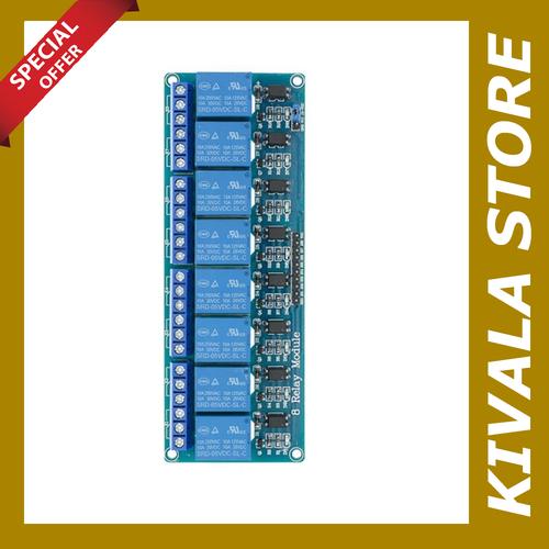 Jual Relay 5v 12v 24v 8 channel module arduino raspberry - 12v - Kota ...