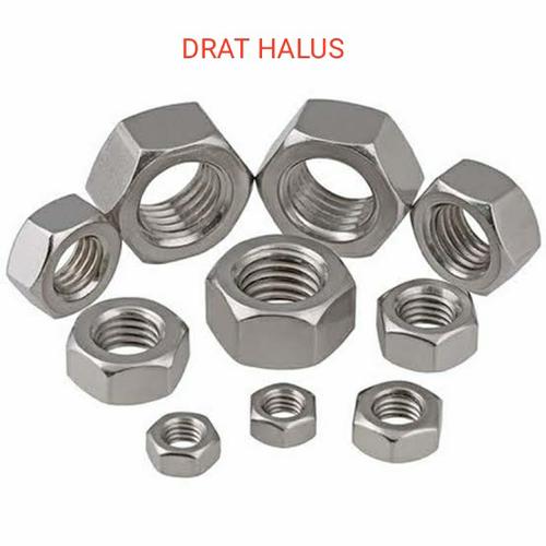 Jual MUR STAINLESS M16 DRAT HALUS PITCH 1.5 - Jakarta Barat - @Kinabolt | Tokopedia