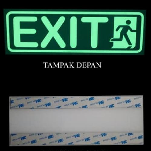 Jual JALUR EVAKUASI/EXIT SIGN (GLOW IN THE DARK) - Kota Tangerang ...