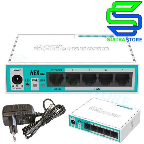 Jual MikroTik hEX lite RB750r2 - Jakarta Pusat - Siatra Store | Tokopedia
