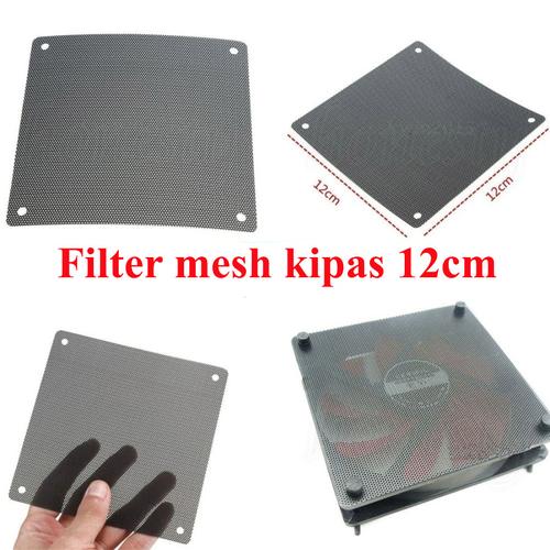 Jual PC Fan Filter kipas 12cm x 12cm Mesh fan Komputer Filter Debu ...