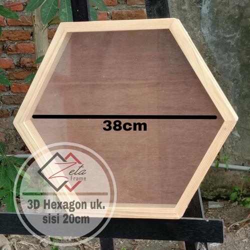 Jual Tipe Hexagon Sisi 20cm - Pigura Hexagon D38 - Pigura Mahar Hexagon ...