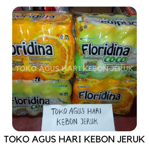 Jual FLORIDINA ORANGE 360 ML, minuman jeruk pulpy 1 dus isi 12 botol ...