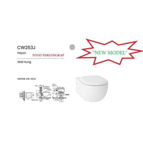 Jual closet duduk gantung toto cw253j|CW253J - Kota Tangerang - TOTO ...