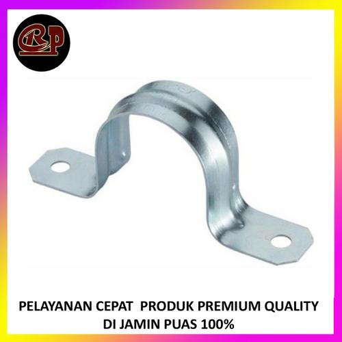 Jual Klem Pipa Plat Besi Tebal 3/4" / Clamp Omega 19mm 3/4 inch Voxy ...