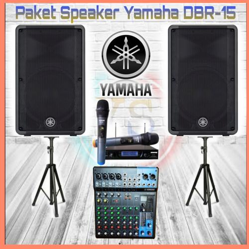 Jual Paket Sound System YAMAHA DBR-15 Upgrade Mixer Audio Profesional ...