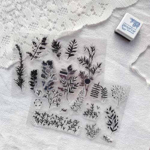 Jual Clear Stamp (Stempel Transparan/Bening) - Leaves Series_21 ...