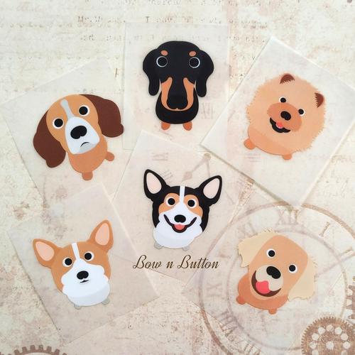 Jual Sticker Patch Sablon 1 Baju Iron Stiker Anjing Dog Puppy Stiker ...