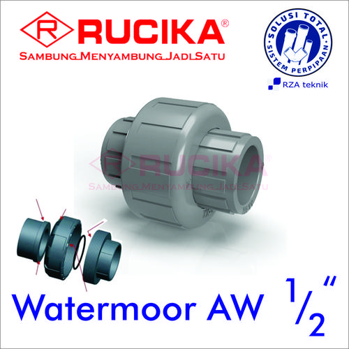 Jual Watermur Watermoor PVC Rucika (Union Socket) AW 1/2" - Kota Malang ...