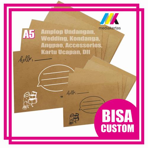 Jual AMPLOP CUSTOP, AMPLOP A5 /A6/ AMPLOP VINTAGE / AMPLOP UNDANGAN ...