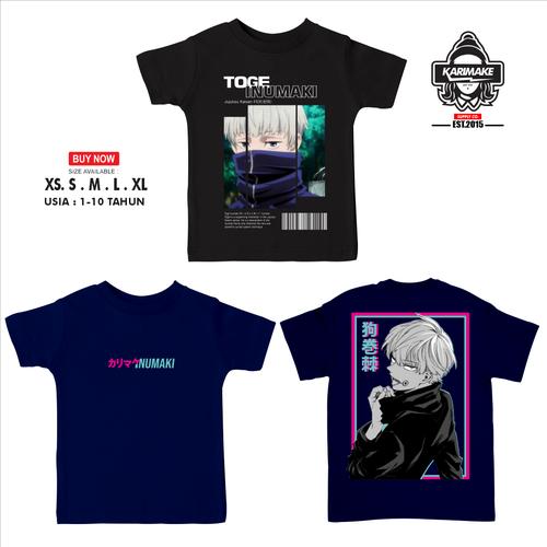 Jual Kaos Baju Anak INUMAKI TOGE JUJUTSU KAISEN Kaos Anime - Karimake ...
