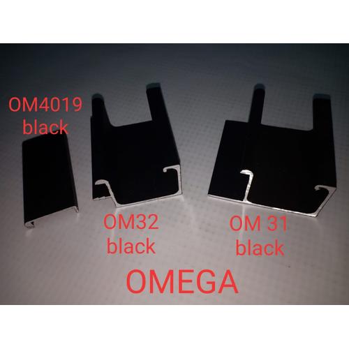 Jual PROFIL EDGING ALUMINIUM BULAT OM 4019 OMEGA|BLACK |GOLD|CHAMPAIGN ...
