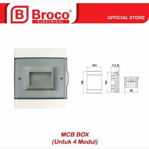 Jual BOX MCB Inbow 4 Grup Broco - Kab. Sleman - CV GUDANG LED | Tokopedia