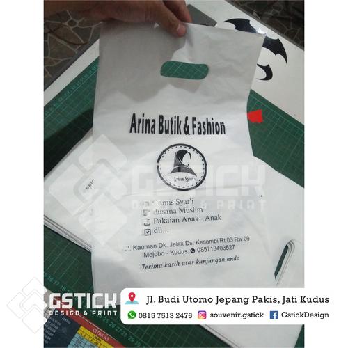 Jual Tas Plastik Plastik HD Plong Custom Sablon FREE DESAIN - Kab ...