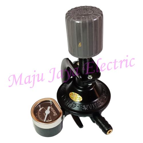 Jual Regulator Gas LPG Destec Dengan Meter Meteran COM U12RM Tekanan ...
