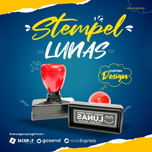 Jual stempel lunas custom desain - Kota Bekasi - GRIYA GRAPHIA | Tokopedia