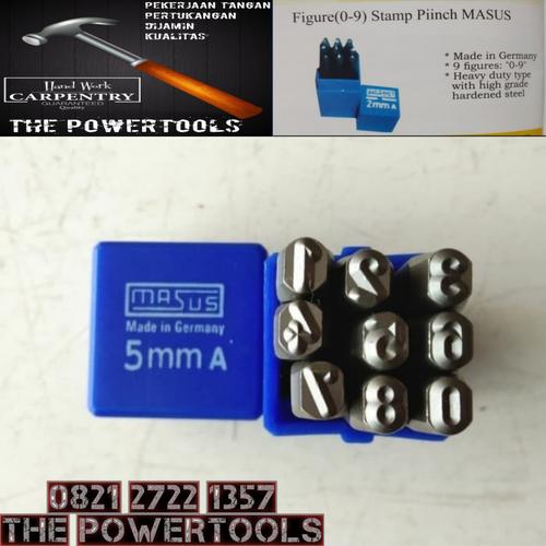 Jual Stamp Punch Number / Alat Ketok Angka 5mm 0-9 MASUS Made In ...