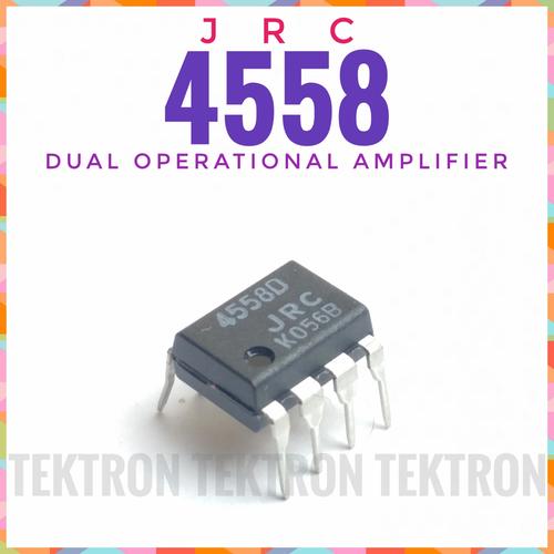 Jual JRC 4558 dual Op Amp JRC4558 JRC4558D operational Amplifier Asli ...