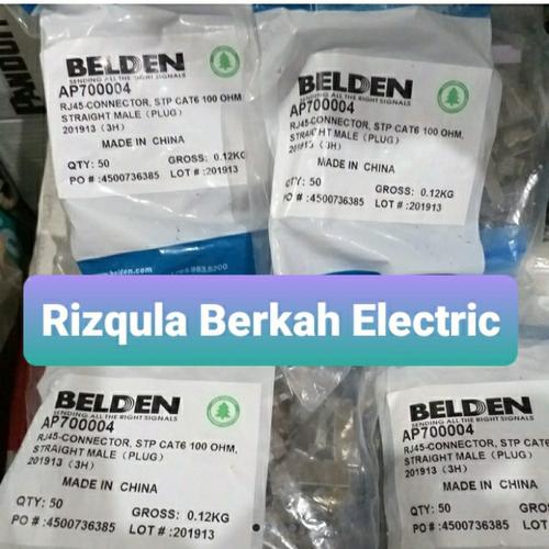 Jual Connector STP/FTP RJ45 Cat 6 Konektor AP700004 ,BELDEN.(50PCS ...