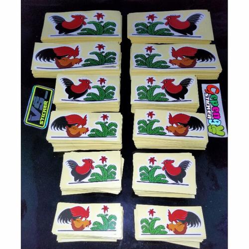 Jual STICKER PRINTCUTT AYAM JAGO VISOR HELM BODY MOTOR MANGKOK ...