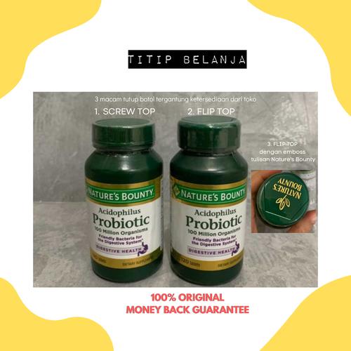 Jual Nature's Bounty probiotik, Acidophilus Probiotic - 100 tabs ...