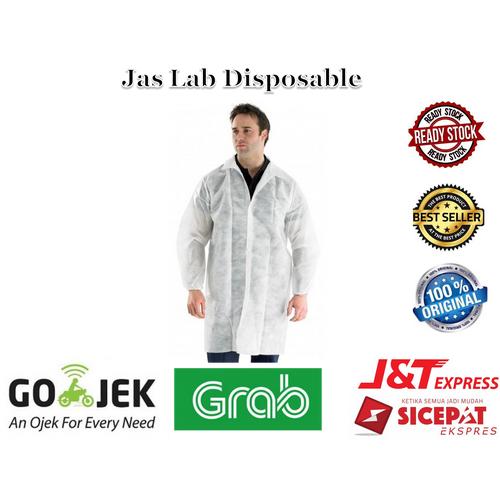 Promo Jas Lab Medis sekali pakai Murah Jas Lab Disposable Non Woven ...
