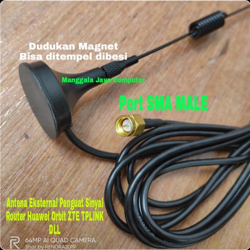 Jual Antena Router Orbit Advan penguat sinyal kabel 3 meter Pigtail SMA ...