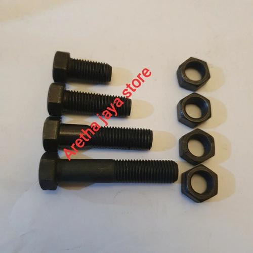Jual M12 x 1.25 x 25 baut mur baja 8.8 DRAT HALUS HITAM HTB / BM BAJA MURAH - Jakarta Pusat ...