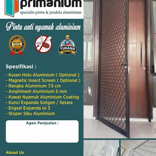 Jual Pintu Expanda dengan Kawat Nyamuk Aluminium COATING - Kota ...