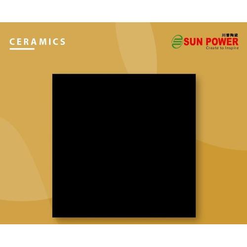 Jual KERAMIK LANTAI DINDING GLOSSY HITAM POLOS 50X50 5999 BY SUN POWER ...