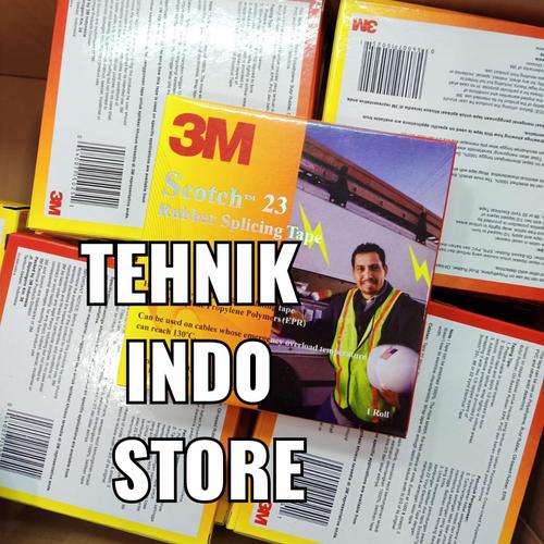 Jual isolasi rubber 3M scotch 23 / isolasi listrik rubber splicing tape ...