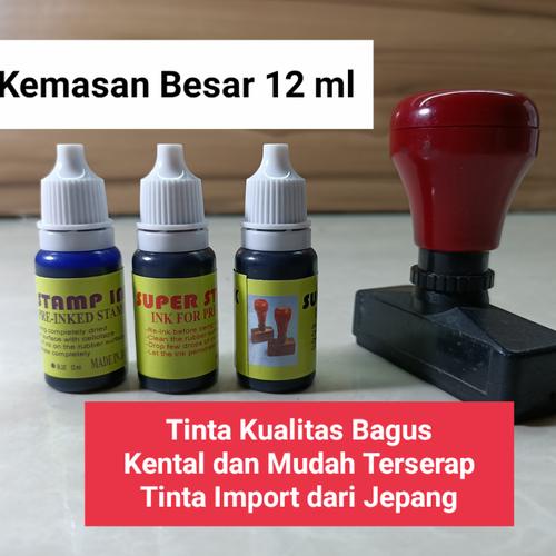 Jual Tinta Stempel Flash SUPER STAMP isi Botol BESAR 12 ml - Orange ...