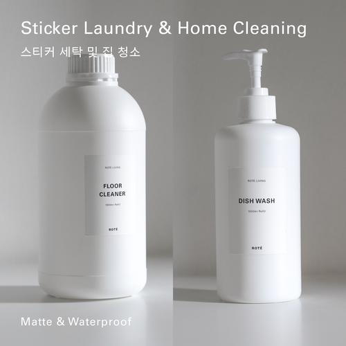 Jual STICKER LABEL LAUNDRY, STIKER SABUN CUCI PIRING, STICKER KOREA ...