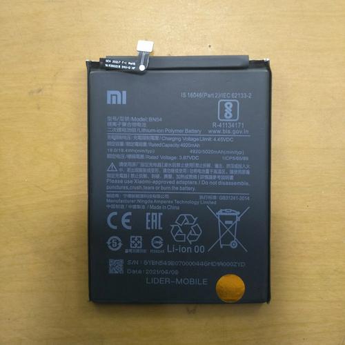 Jual BATERAI XIAOMI REDMI NOTE 10 PRO BN54 ORIGINAL BATRE BATTERY ...