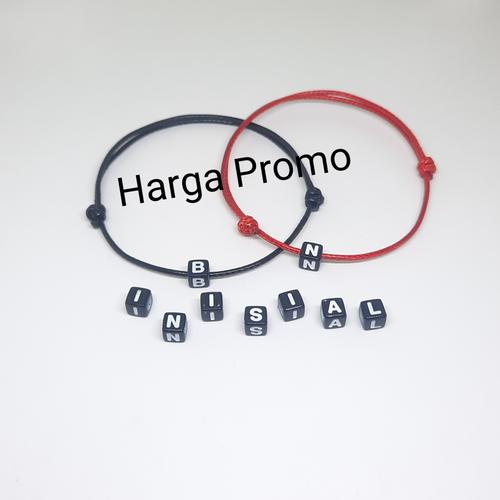 Jual Gelang Huruf Inisial Nama - Merah, 2 Huruf - Kab. Bekasi - gelang ...