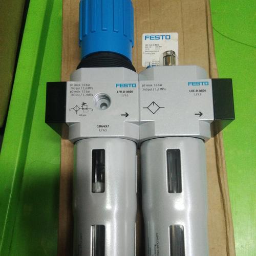 Jual FILTER REGULATOR AND LUBRICATOR FESTO FRC-1/2-D-MIDI - Jakarta ...