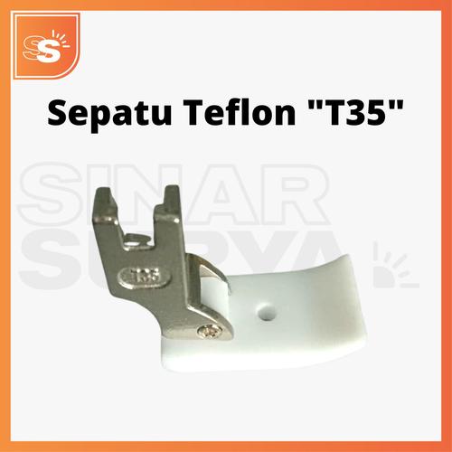 Jual Sepatu Plastik Teflon "T35" Bolong & Belah Mesin Jahit High Speed ...