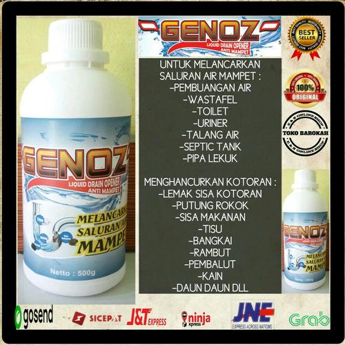 Jual GENOZ Anti Sumbat Mengatasi Mampet Saluran WC Kloset Saluran Pipa ...