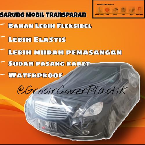 Promo Sarung Mobil Plastik / Cover mobil transparant / LDPE auto cover ...