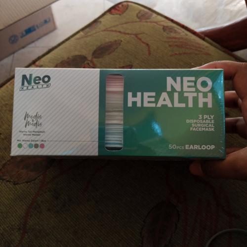 Jual Masker Neo Medis Modis 3 ply isi 50 pcs Mix Warna Earloop KEMENKES ...