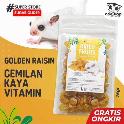 Jual Golden Raisin Dried Fruit / Buah Kismis Camilan Sugar Glider ...