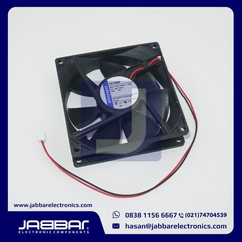 Jual 3414NM 24VDC 75mA 1.8W 18-28VDC FAN (2 CABLE - 9.2x9.2x2.5 cm) - Kota Tangerang Selatan ...