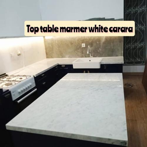 Jual top table marmer white carara,top kitchen marmer carara - Kota ...