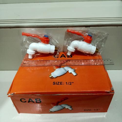 Jual kran taman jumbo / kran engkol air PVC jumbo drat kuningan ...