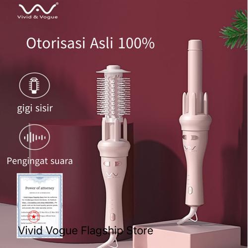 Promo Vivid Vogue 3rd generation Catokan Curly Otomatis Sisir Rambut 28MM - VAV-208A👍 - Kota ...