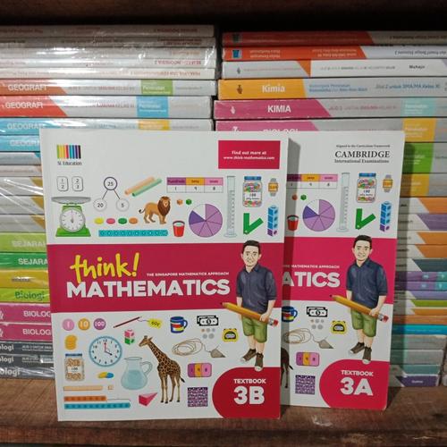 Jual Original Think MATHEMATICS TEXTBOOK 3A & 3B CIE Edition - Jakarta ...