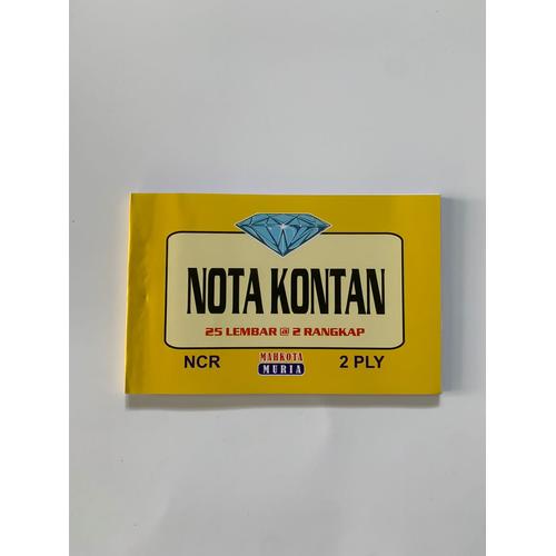 Jual Nota 2 Ply, Desain Landscape, Nota Kecil, Nota NCR - Kab. Kudus ...