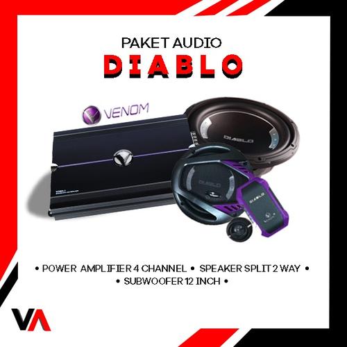 Jual Paket VENOM DIABLO Audio Mobil Full Set Sound System Harian ...