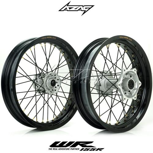 Jual VELG SET SUPERMOTO YAMAHA WR155 EXCEL BLACK TROMOL ORIGINAL ...