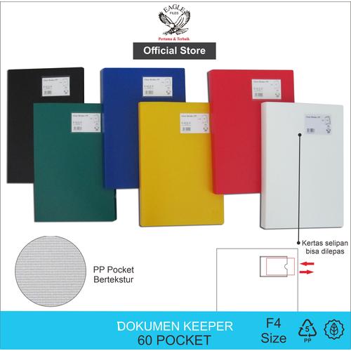Jual Document Keeper / Clear Holder 60 Pocket FC E 323 - Putih Susu ...